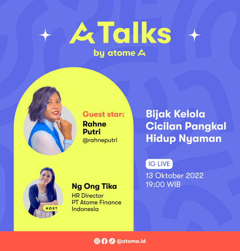 Atome Talks – Bijak kelola cicilan, pangkal hidup nyaman - Blog Belanja ...