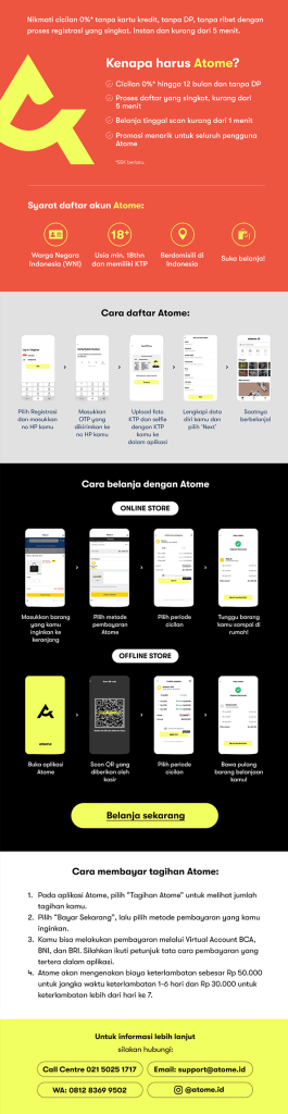 Atome dan bagaimana cara menggunakannya, cek di sini! - Blog Belanja ...